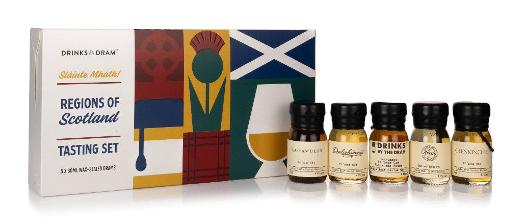 Regions of Scotland Tasting Set 2024 design – Drinks By The Dram